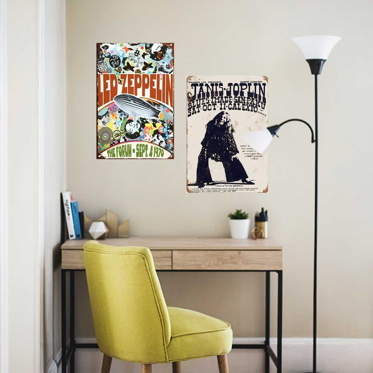 Led Zeppelin Concert Tour Poster Tin Sign – Rock N Sport Store