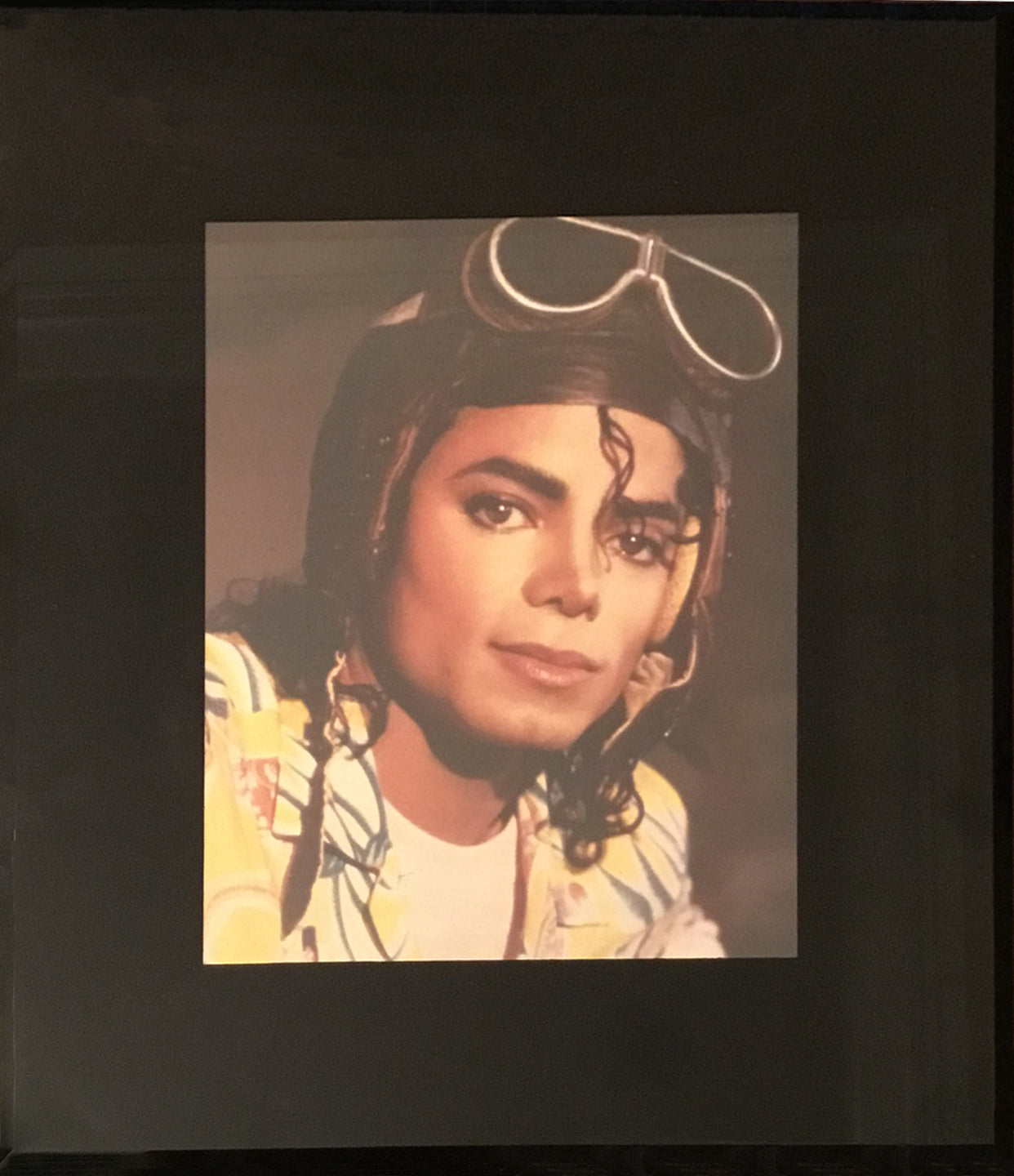 Framed Michael Jackson Pilot Photo – Rock N Sport Store